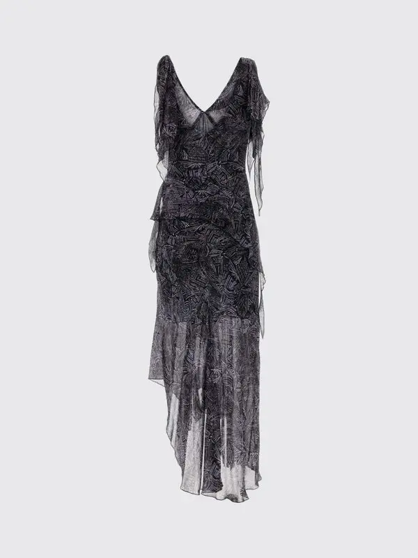 Isabel Marant Étoile Asymmetrical Ruffled Maxi Dress