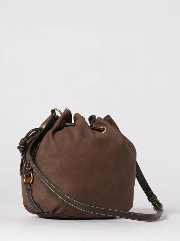 Liu Jo Synthetic Leather Bucket Bag - Coffee
