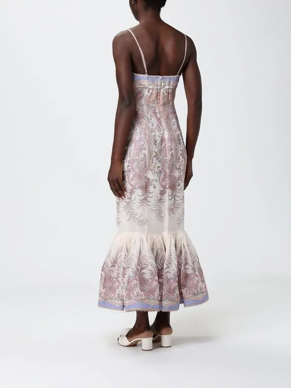 Zimmermann Alchemy Silk And Linen Dress