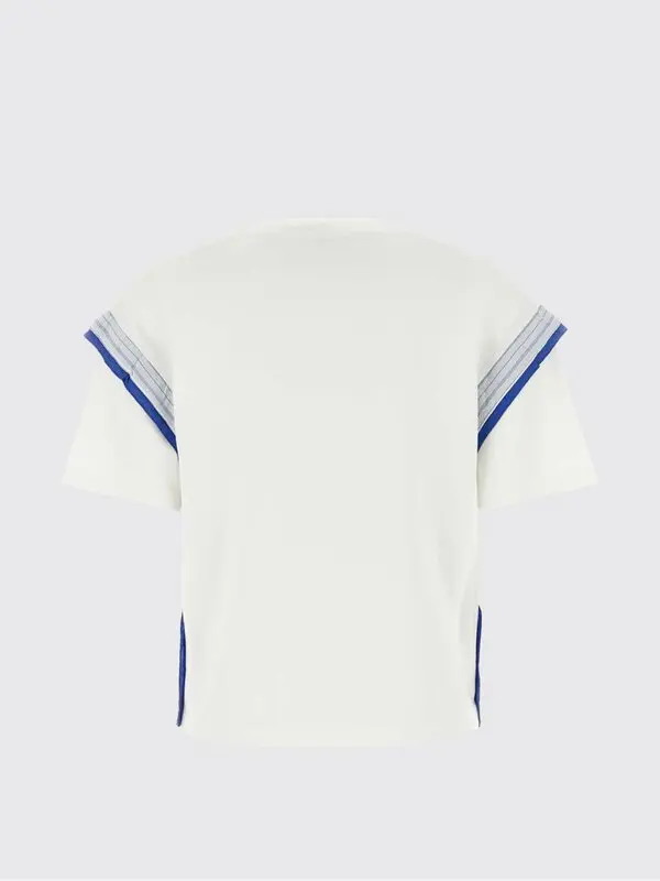 Loewe Cotton Blend T-shirt With Striped Trims