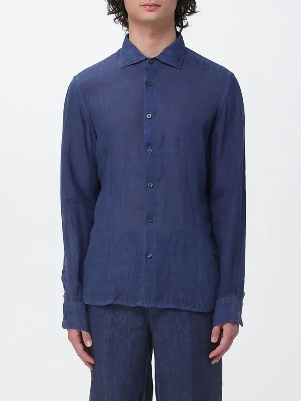 120% Lino Shirt - Navy