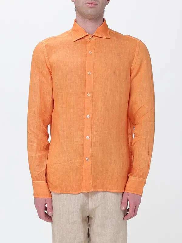120% Lino Shirt - Orange