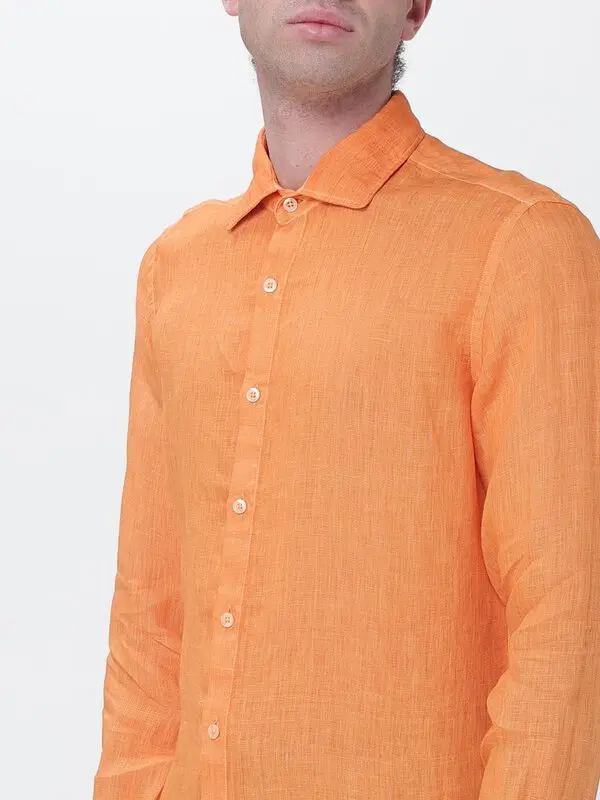 120% Lino Shirt - Orange