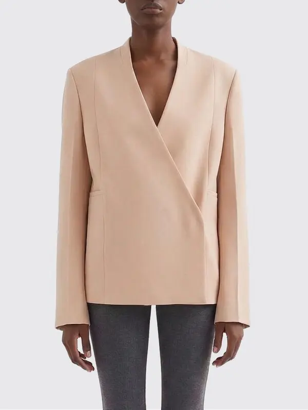 JIL SANDER Double Breasted Jacket - Beige