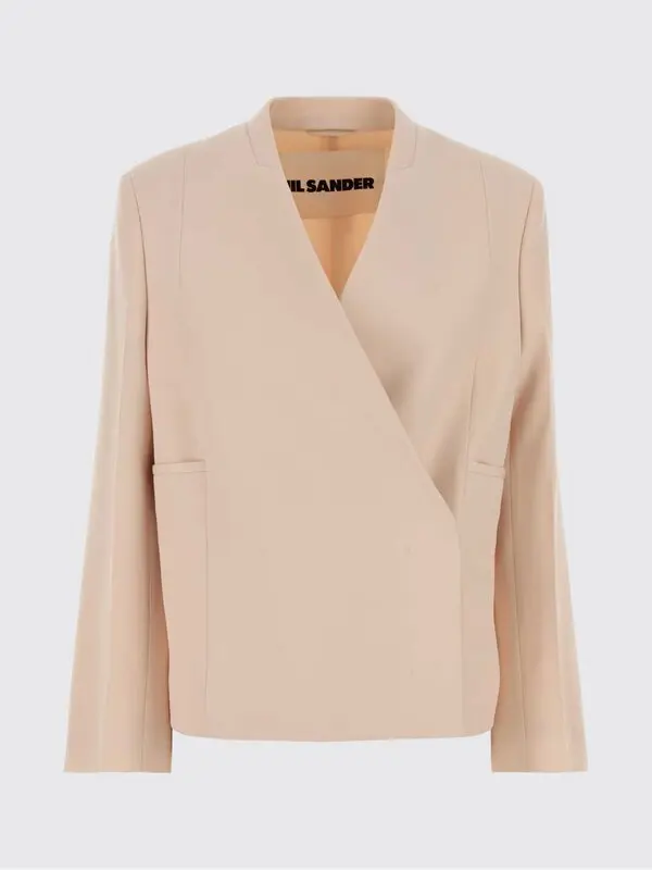 JIL SANDER Double Breasted Jacket - Beige