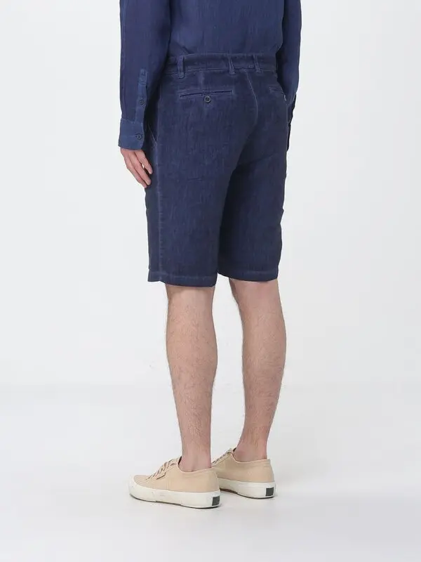 120% Lino Linen Chino Shorts - Navy