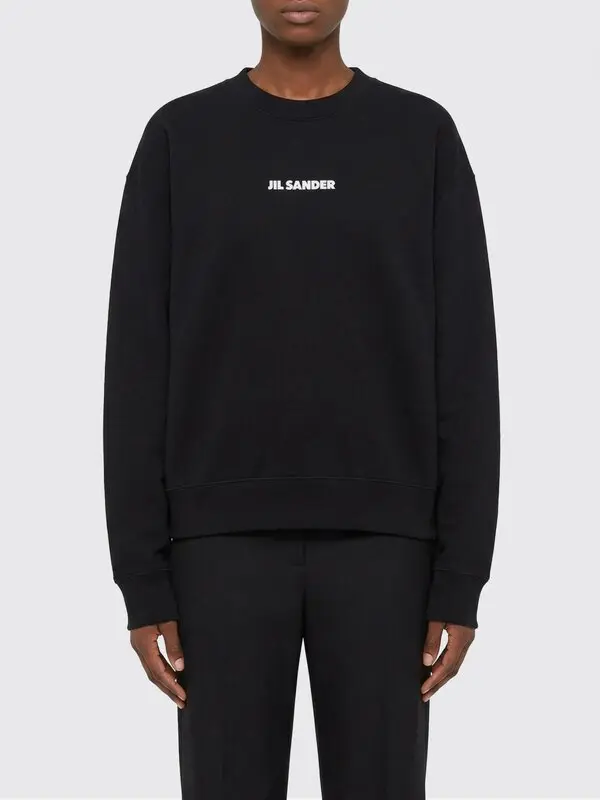 JIL SANDER Logo Sweatshirt - Black