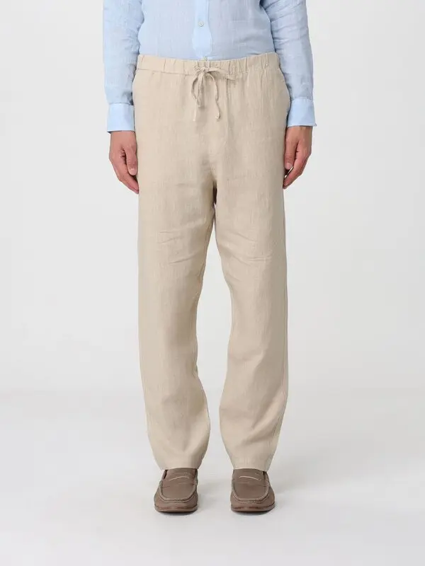 120% Lino Linen Drawstring Trousers