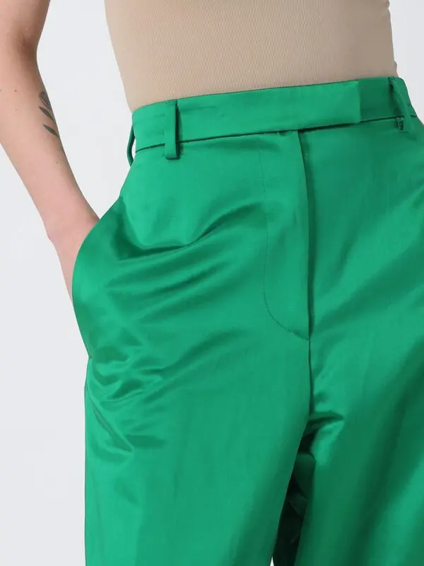 Dries Van Noten Cotton Blend Trousers - Green