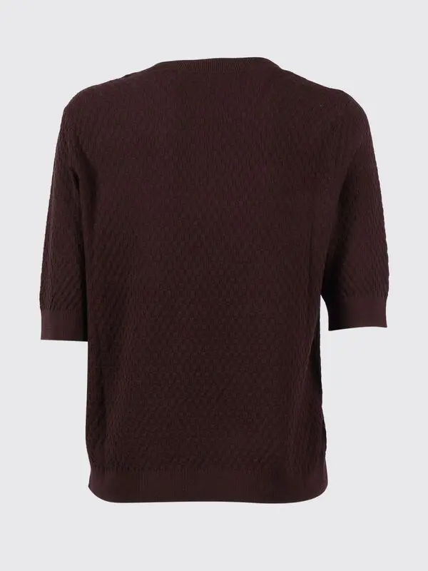 KANGRA Textured Knit Pullover - Brown