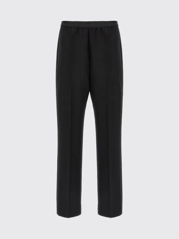 MAISON MARGIELA Slim Fit Virgin Wool Trousers - Black