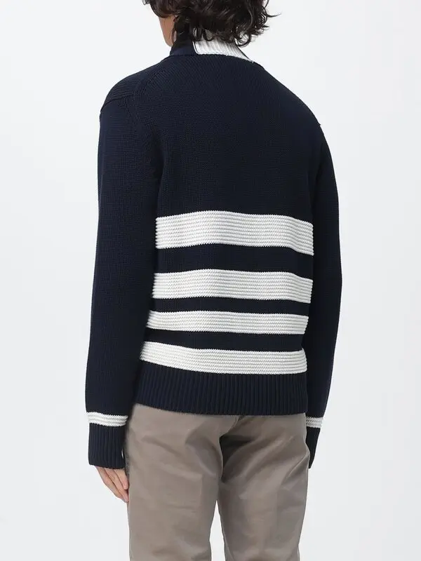 KANGRA Striped Cotton Cardigan