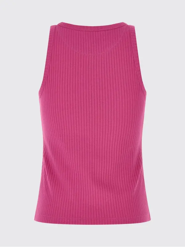 Marni Ribbed Knit Tank Top - Fuchsia