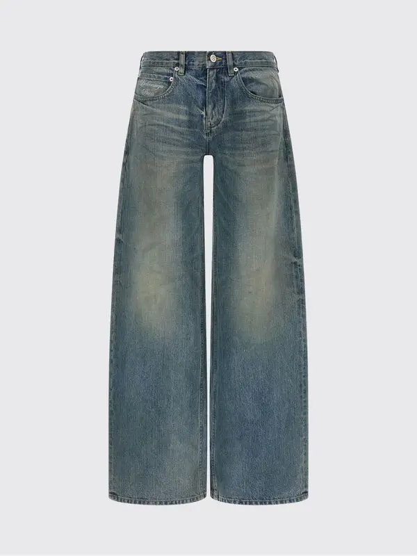 Balenciaga Wide Leg Jeans - Blue