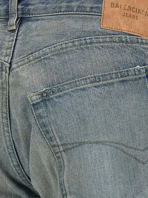 Balenciaga Wide Leg Jeans - Blue