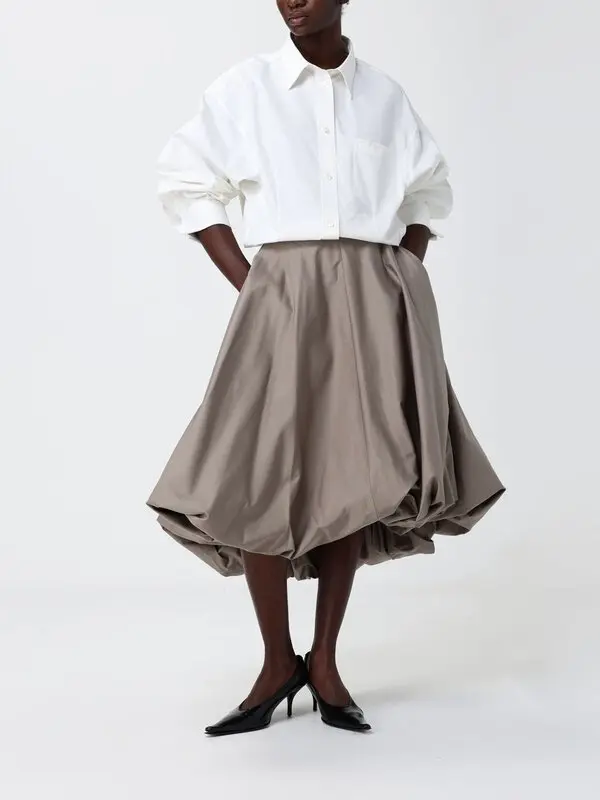 Balenciaga Oversized Balloon Skirt - Beige