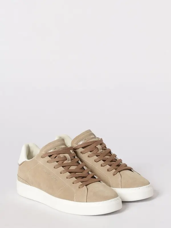 CRIME LONDON Suede Lace-up Sneakers
