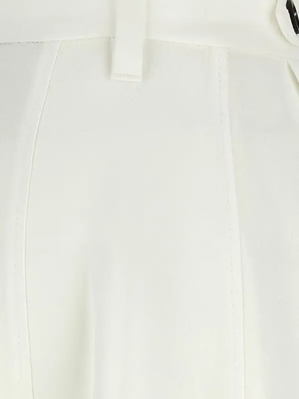 Brunello Cucinelli Pleated Midi Skirt - Natural