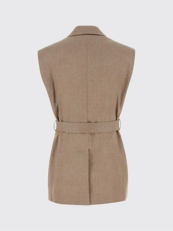 Brunello Cucinelli Linen Blend Vest - Pink