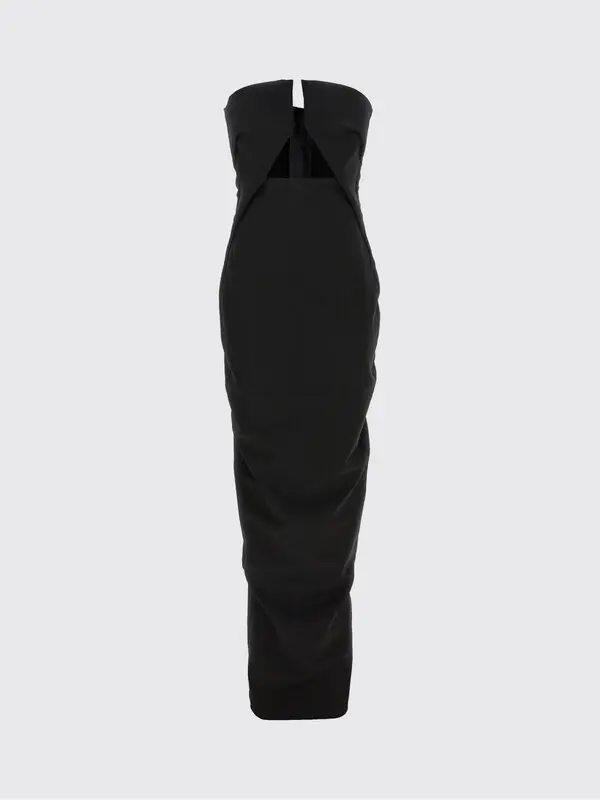 Rick Owens Strapless Cut-out Maxi Dress