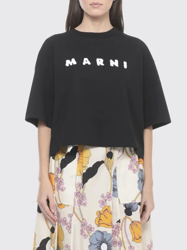 Marni Logo T-shirt - Black