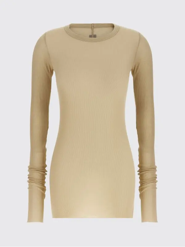 Rick Owens Ribbed Long Sleeve Sweater