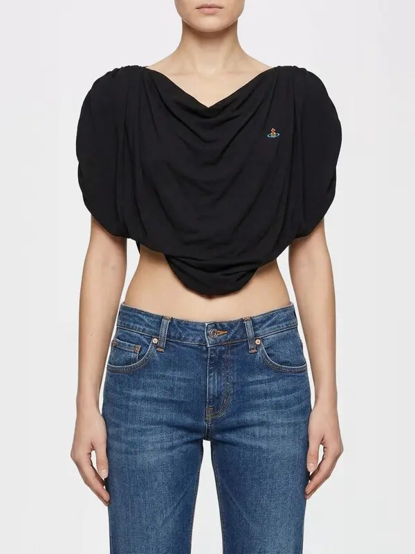 VIVIENNE WESTWOOD Draped Top - Black