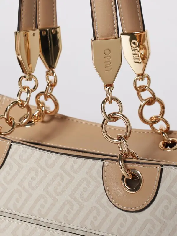 Liu Jo Monogram Shoulder Bag With Chain Strap