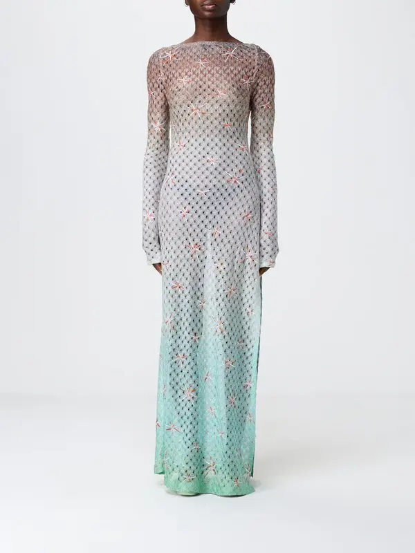 Missoni Long Sleeve Maxi Dress