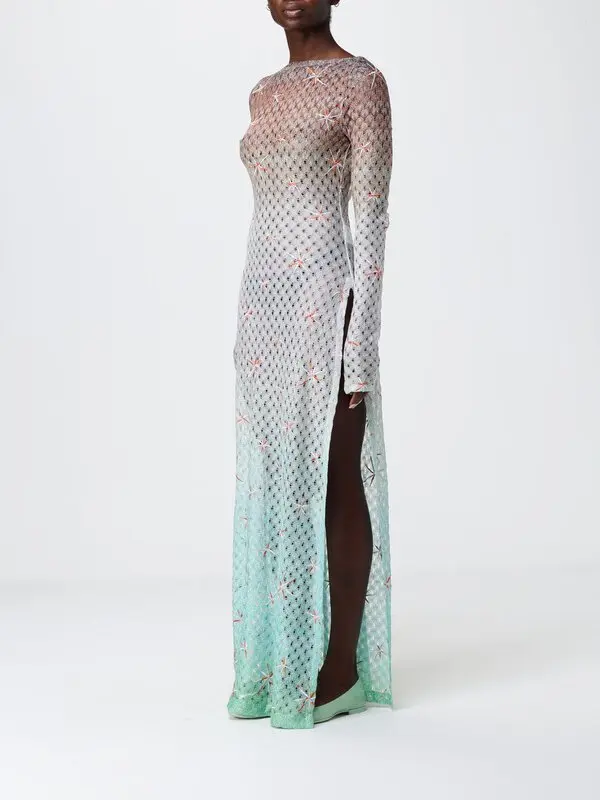 Missoni Long Sleeve Maxi Dress