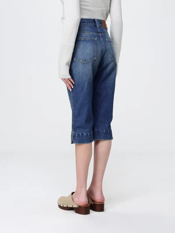 Chloé Cropped Fit Cotton Jeans