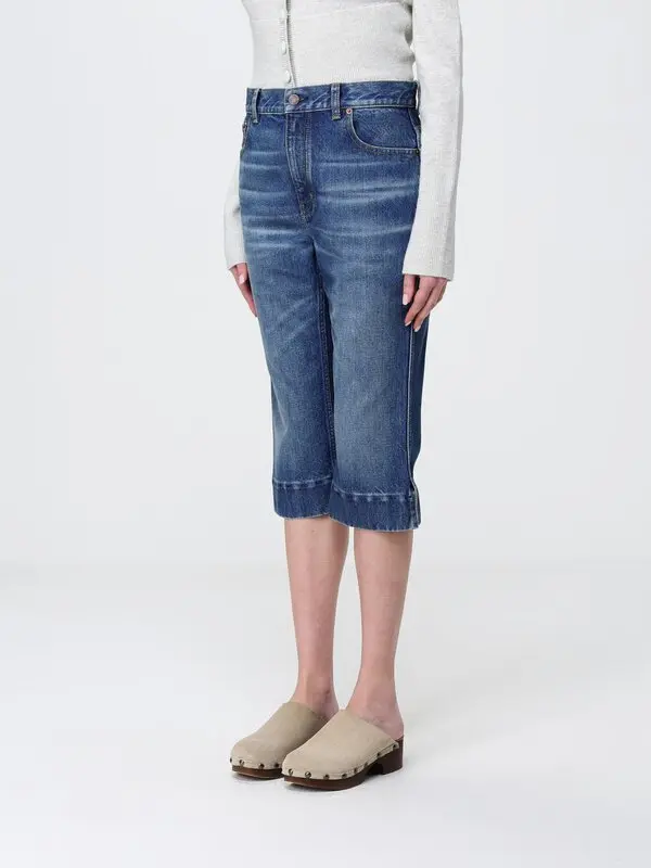 Chloé Cropped Fit Cotton Jeans