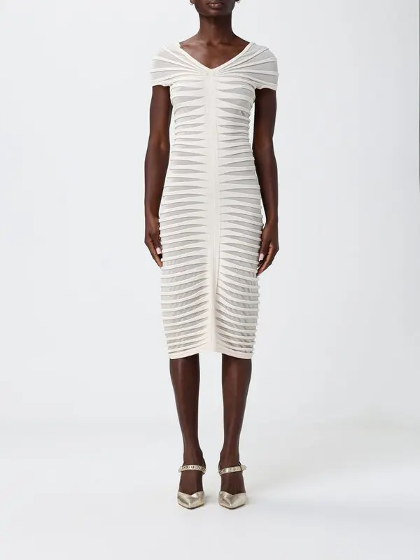 Elisabetta Franchi Fitted Knit Dress