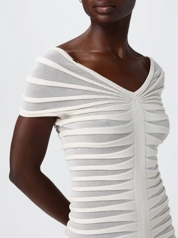 Elisabetta Franchi Fitted Knit Dress