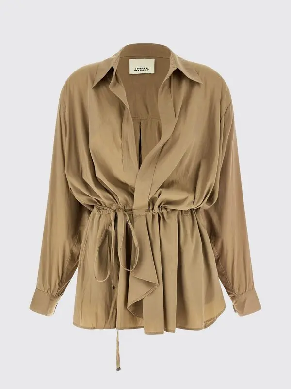 Isabel Marant Étoile Draped Tie-detailed Blouse - Green