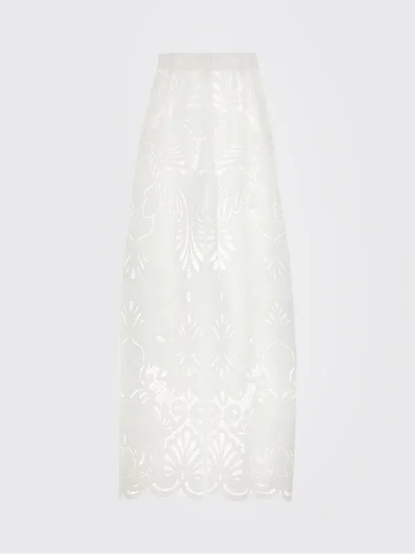 Giuseppe Di Morabito Sangallo Lace Wide Leg Trousers