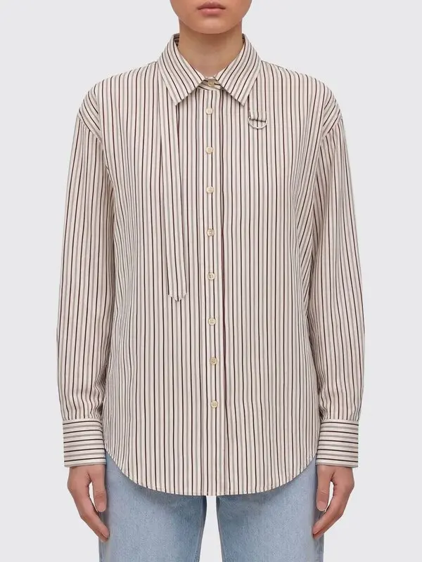 Isabel Marant Étoile Striped Silk Blend Shirt - Multicolor