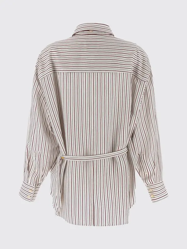 Isabel Marant Étoile Striped Silk Blend Shirt - Multicolor