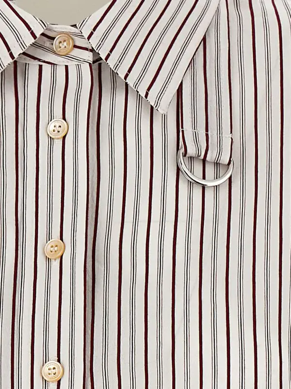 Isabel Marant Étoile Striped Silk Blend Shirt - Multicolor