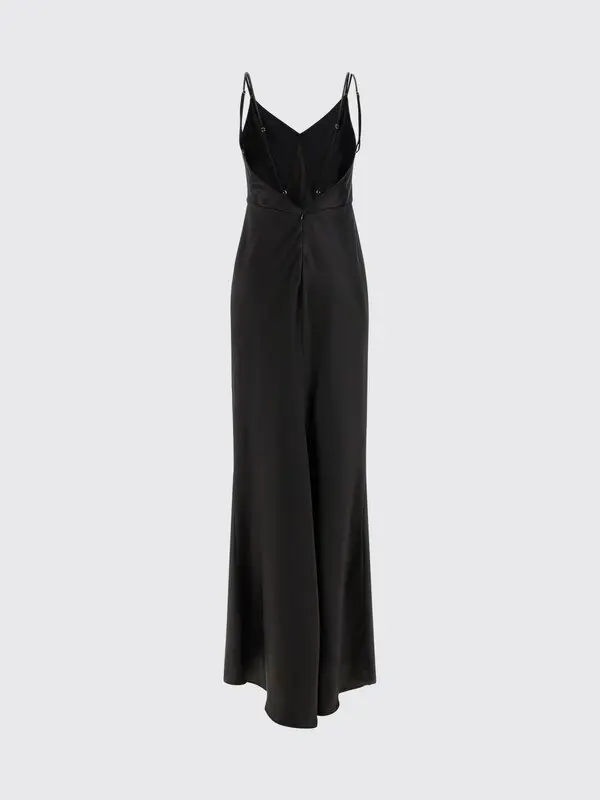 Elisabetta Franchi Satin Gown - Black