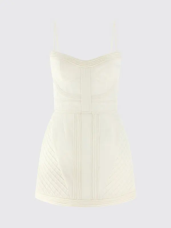 Zimmermann Cotton Corset Mini Dress - White