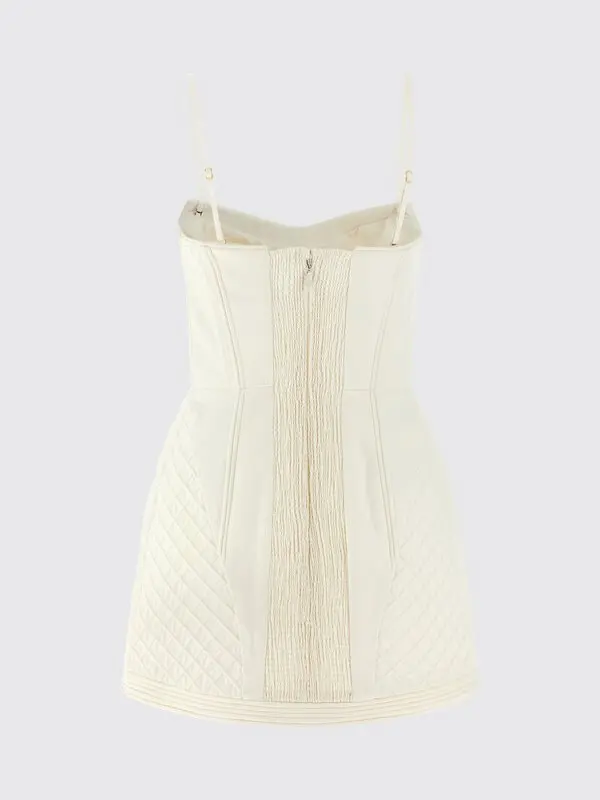 Zimmermann Cotton Corset Mini Dress - White