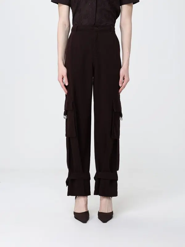 Liu Jo Cargo Pants With Buckled Cuffs