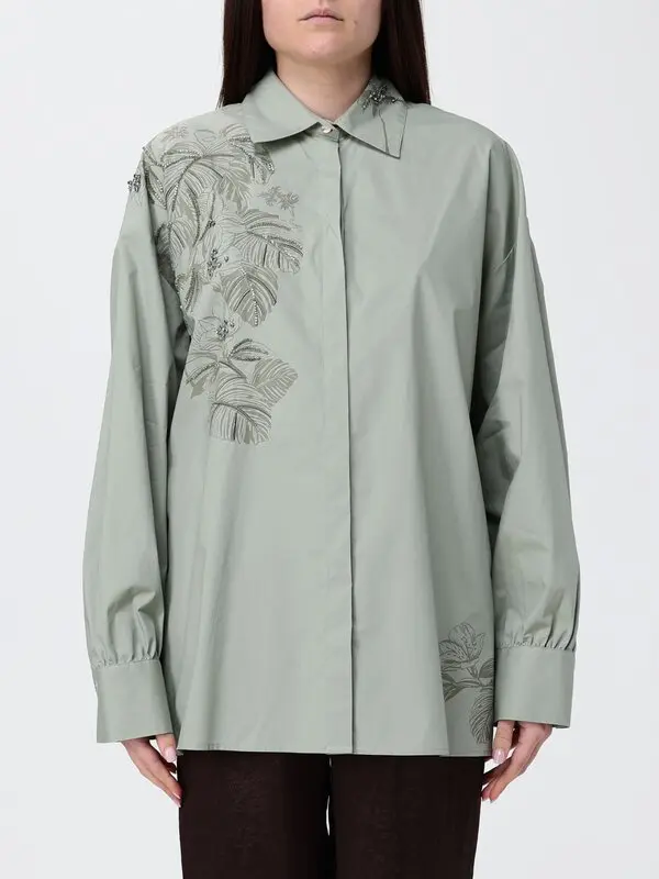 Liu Jo Embellished Shirt - Green