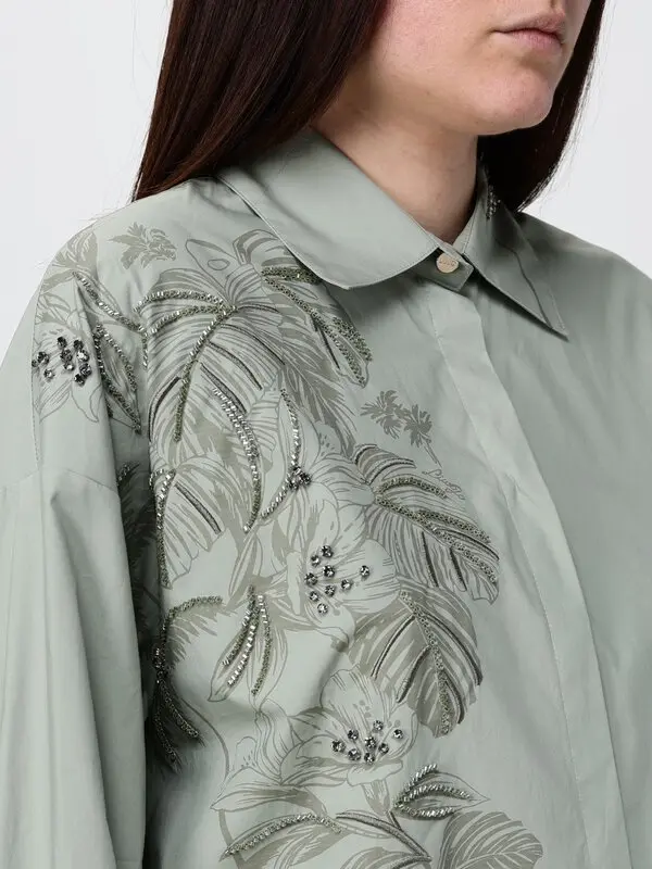 Liu Jo Embellished Shirt - Green