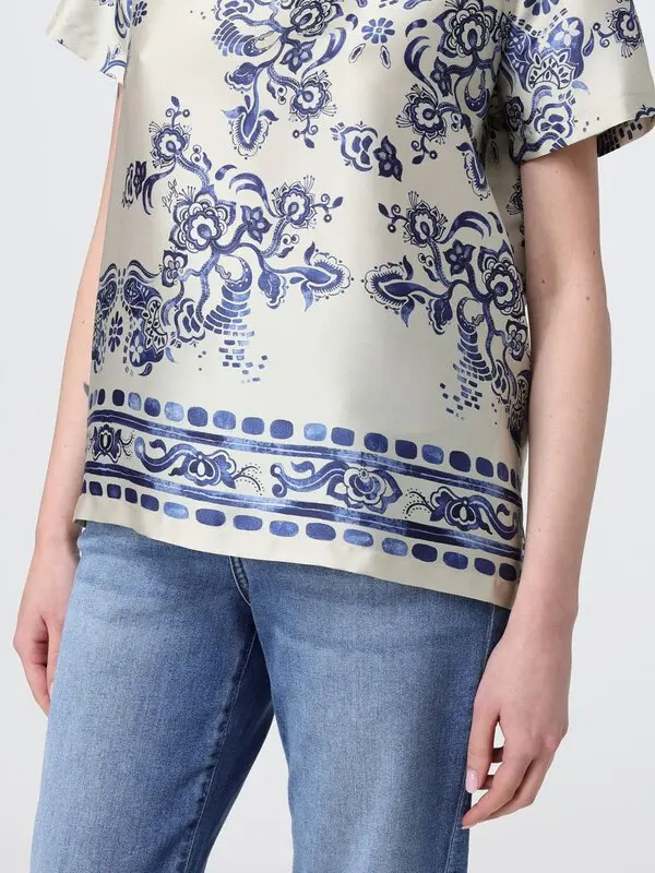 Liu Jo Floral Print Satin Blouse