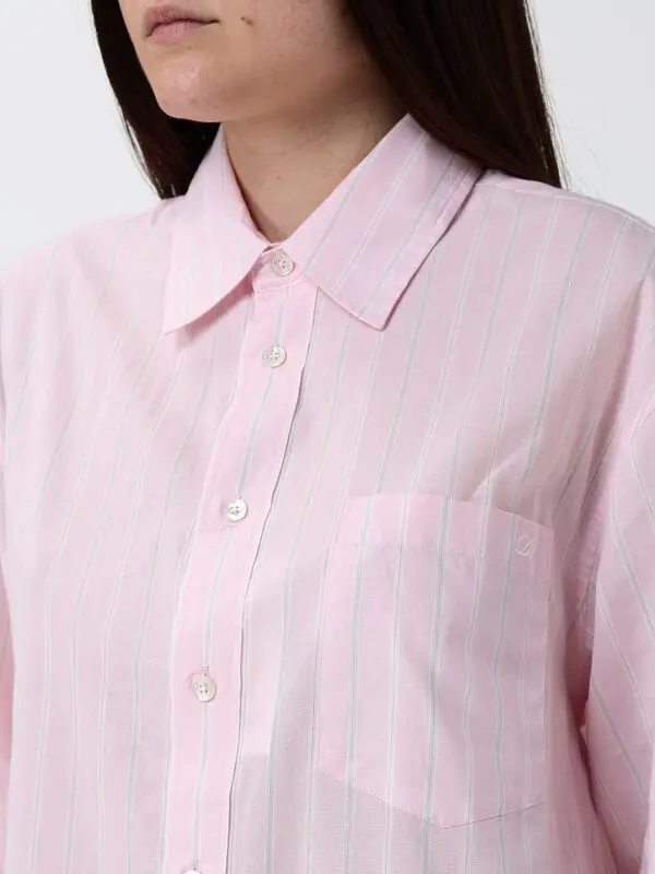 DUNST Striped Shirt - Pink