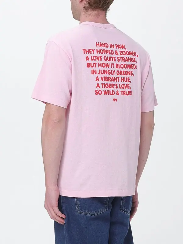 Kenzo Printed Cotton T-shirt - Pink