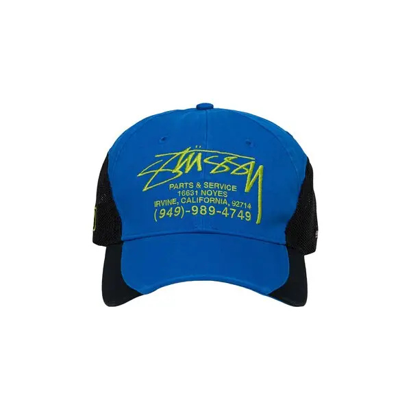 StÜssy Lp Service Mesh Strapback Cap - Blue