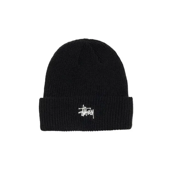 StÜssy Basic Cuff Beanie - Black